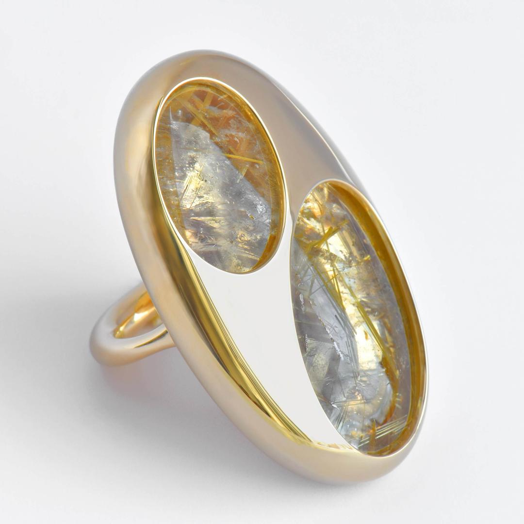 Herkimer Crystal ring by Paris Kain | Paris Kain | The Jewellery Editor