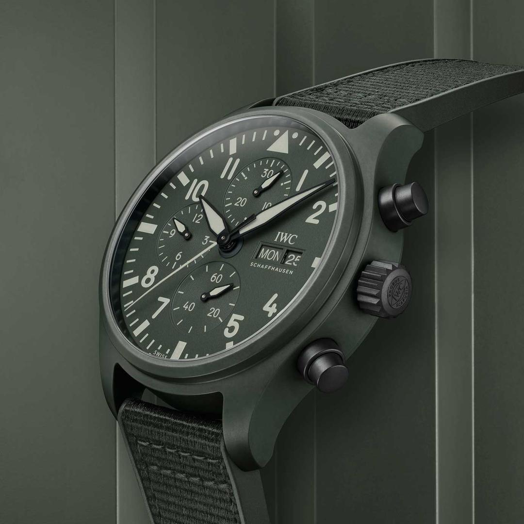 Pilot Chronograph Top Gun Edition Woodland watch by IWC | IWC | The ...