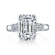 Classico emerald-cut diamond engagement ring | Harry Kotlar | The ...