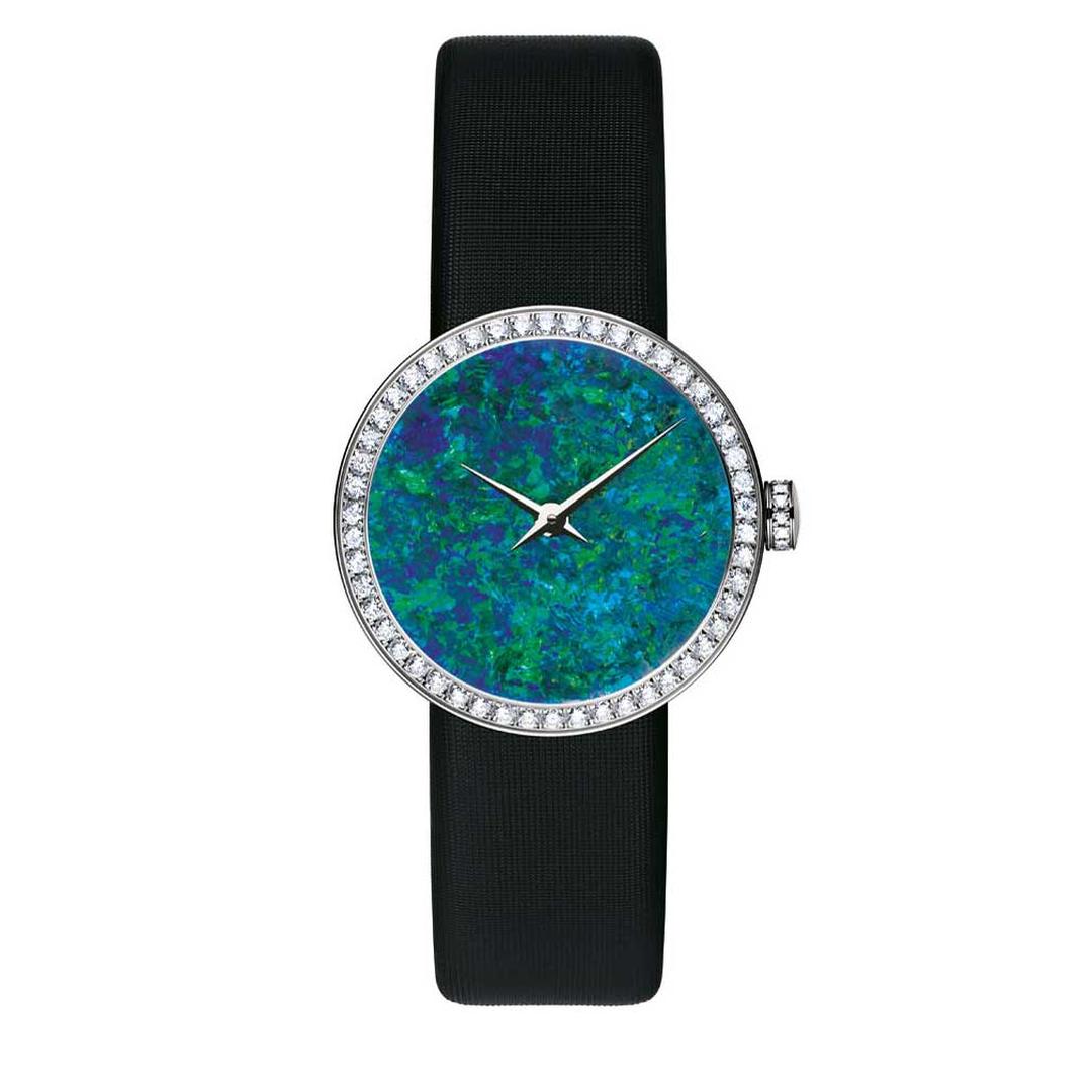 La Mini D de Dior watch with opal dial | Dior | The Jewellery Editor