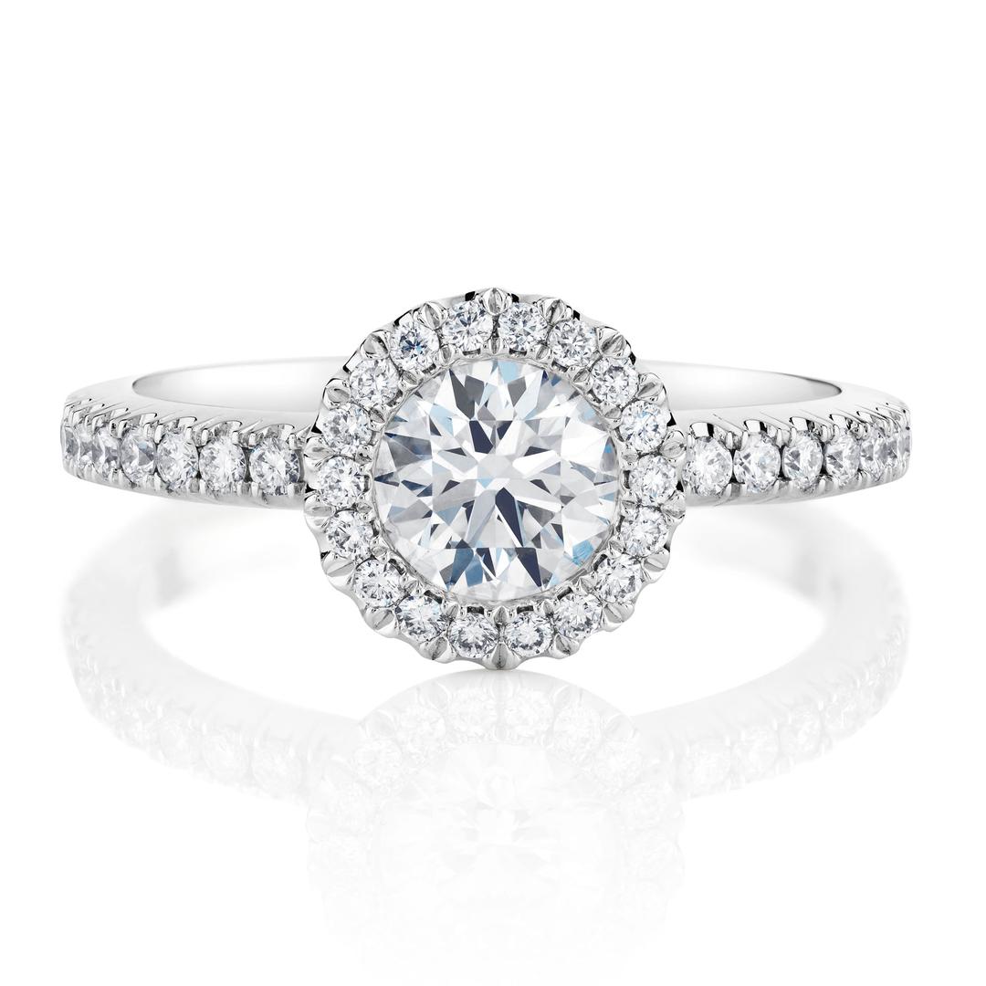 Classic 13.25-carat oval-cut diamond engagement ring | De Beers | The ...