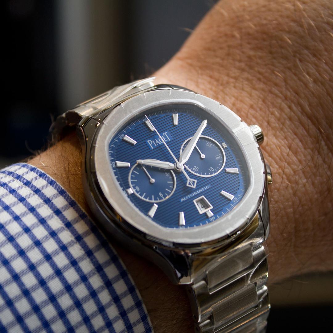 Polo S Chronograph watch in steel | Piaget | The Jewellery Editor