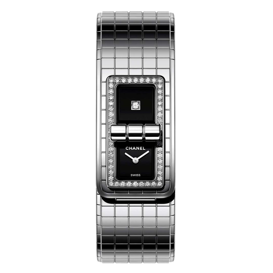 Code Coco watch in steel with diamonds | Chanel | The Jewellery Editor