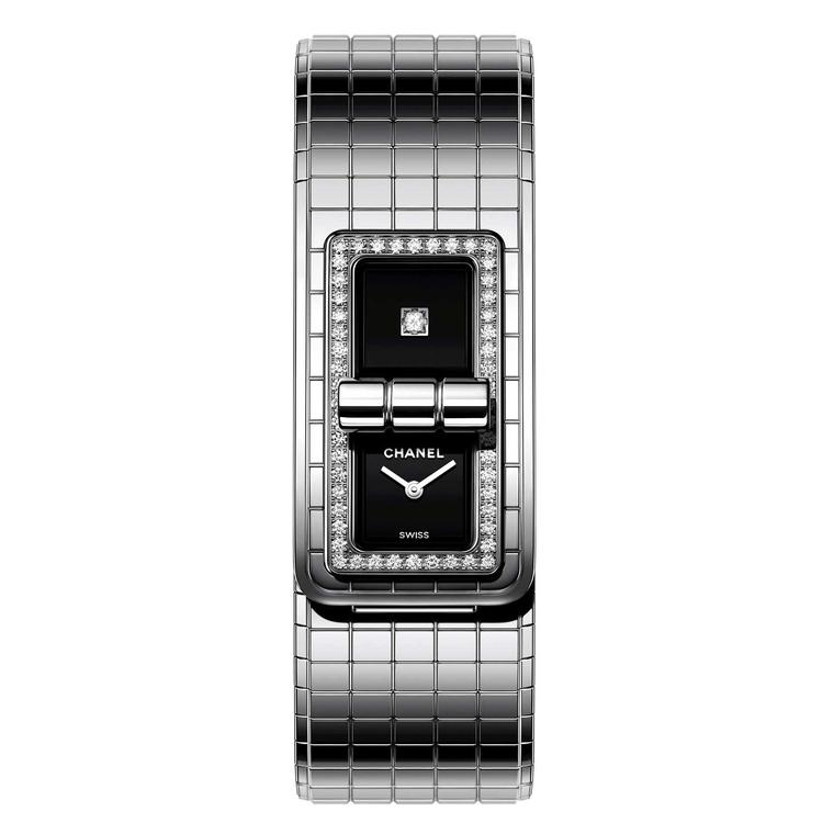 Code Coco watch in steel with diamonds | Chanel | The Jewellery Editor