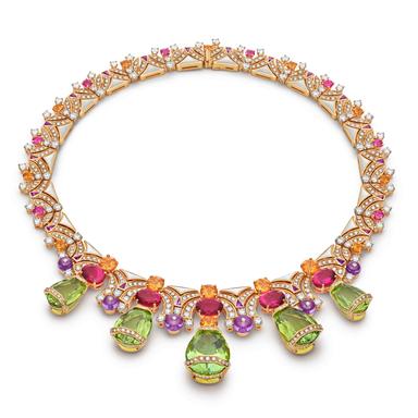Color Journey necklace with tourmalines by Bvlgari | Bvlgari | The ...
