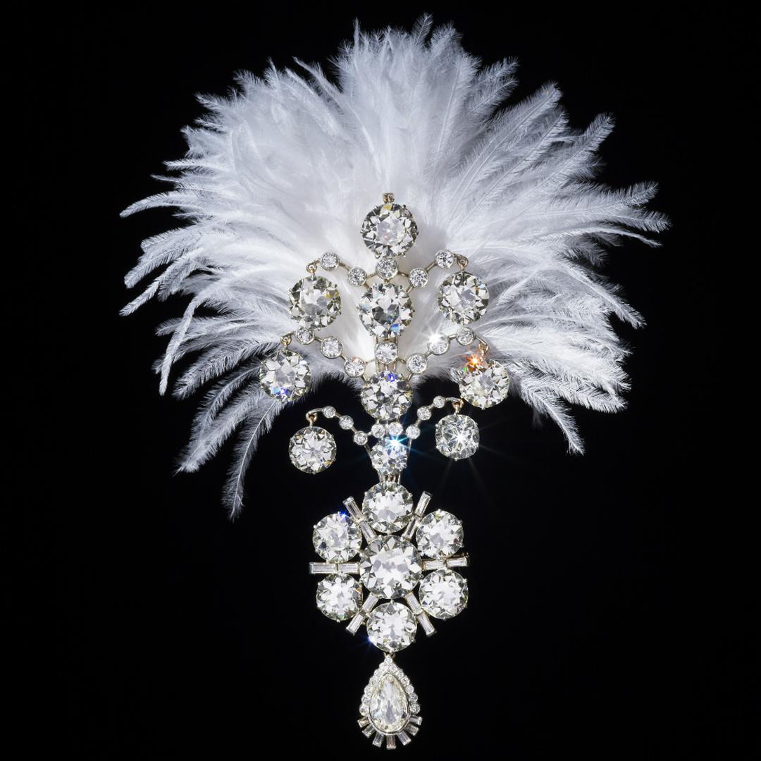 Diamond turban jewel made for the Maharaja of Nawanagar 1907
