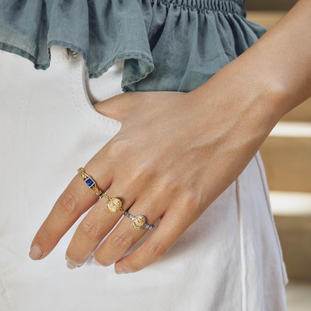Scarab ring by Azza Fahmy | Azza Fahmy Jewellery | The Jewellery Editor