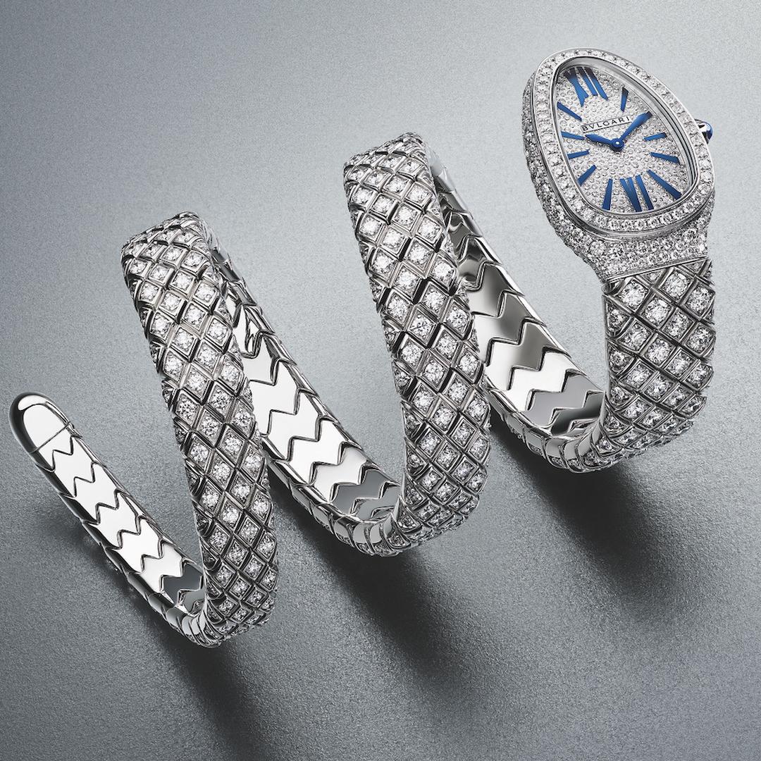 Lucea Intarsio with 55 diamonds by Bulgari | Bvlgari | The Jewellery Editor