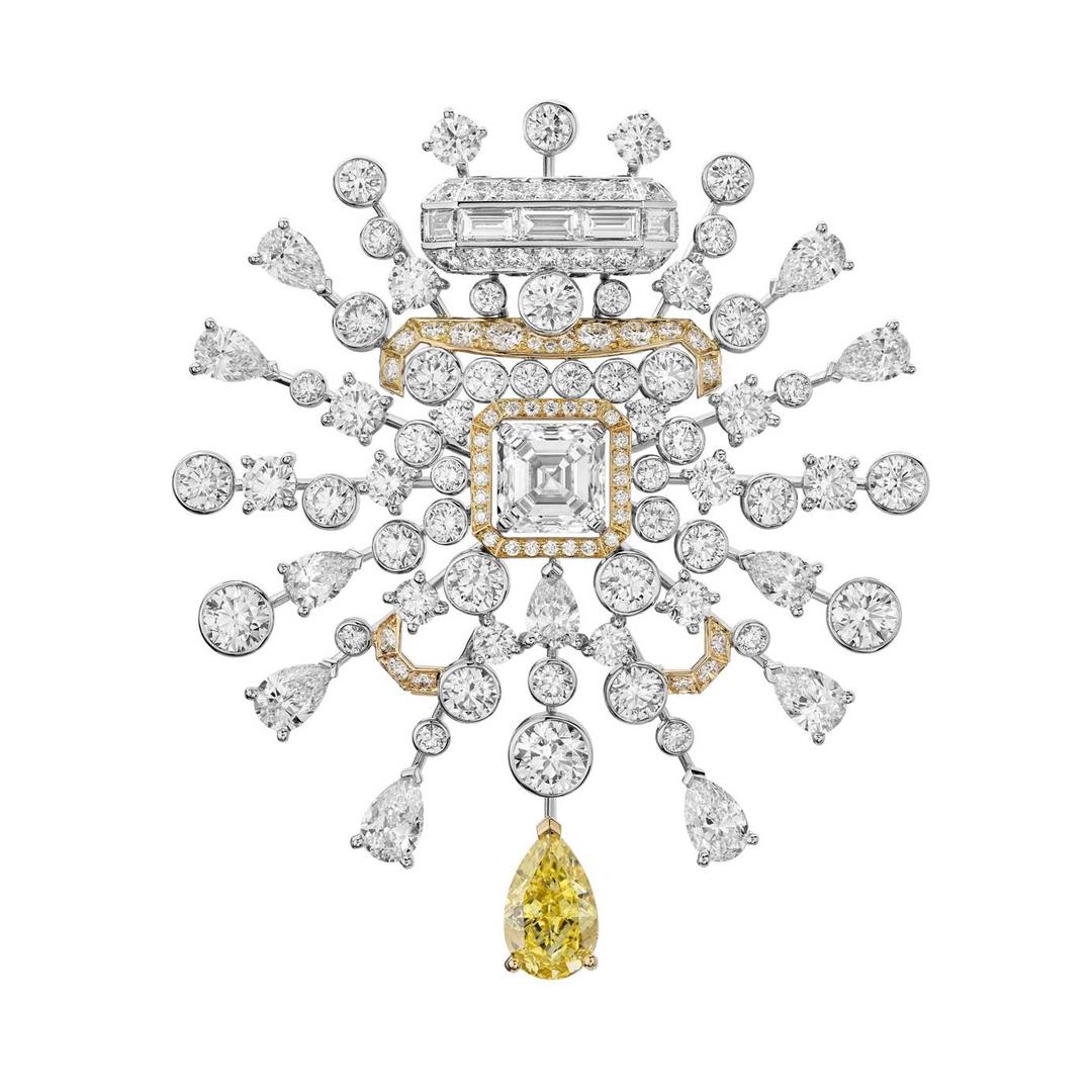 Chanel Collection No 5 Grasse Jasmine asymmetrical earrings | Chanel ...