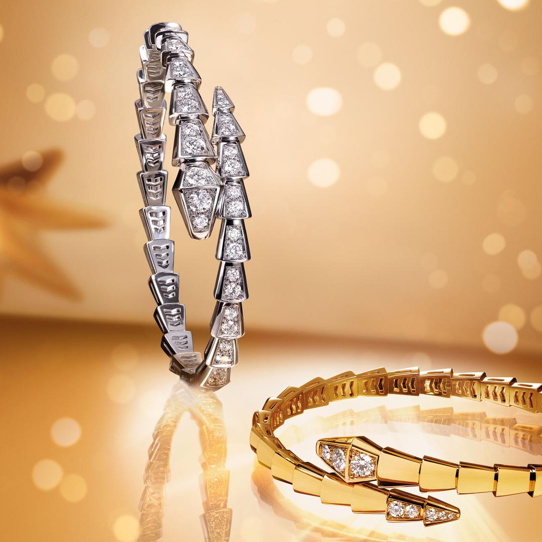 Serpenti Viper bracelet with diamonds by Bulgari | Bvlgari | The ...