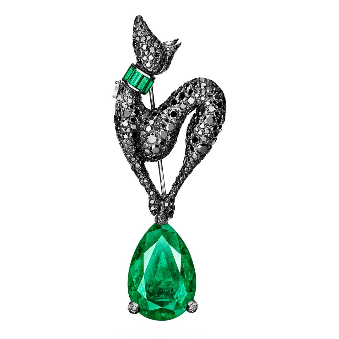 Love on the Rocks high jewellery emerald earrings | de GRISOGONO | The ...
