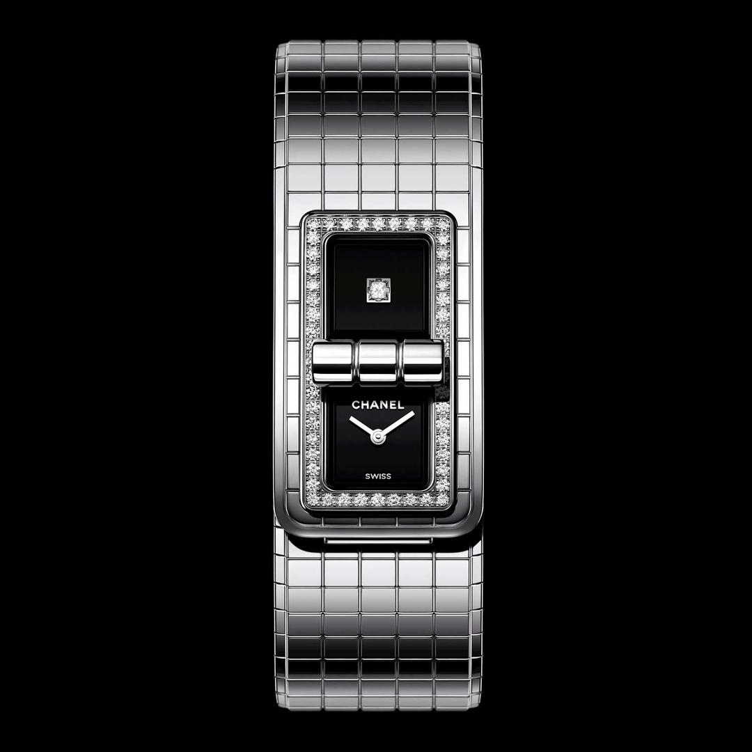 Code Coco watch in steel with diamonds | Chanel | The Jewellery Editor