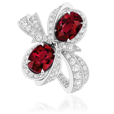 Milieu du Siecle Diamant ruby ring with diamonds | Dior | The Jewellery ...
