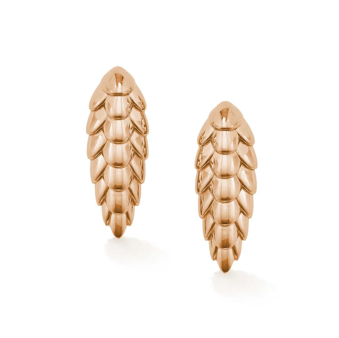 Pangolin rose gold earrings | Patrick Mavros | The Jewellery Editor