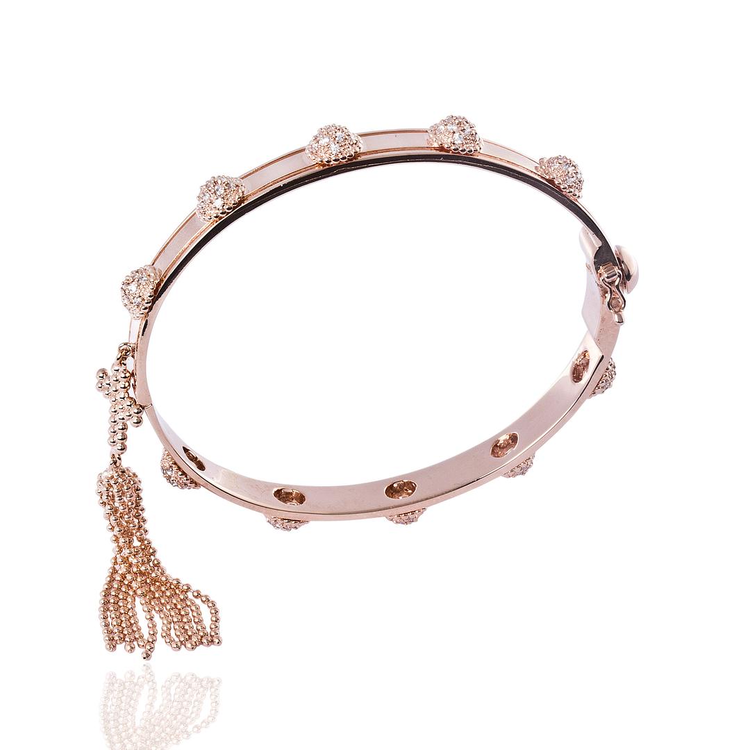 Terço diamond bangle in rose gold | Carla Amorim | The Jewellery Editor