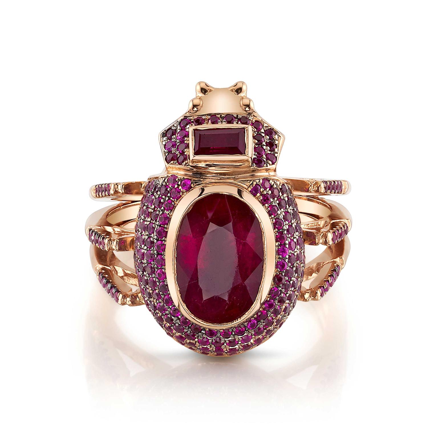 Daniela Villegas Flower Beetles Scarlet ring | Daniela Villegas | The ...