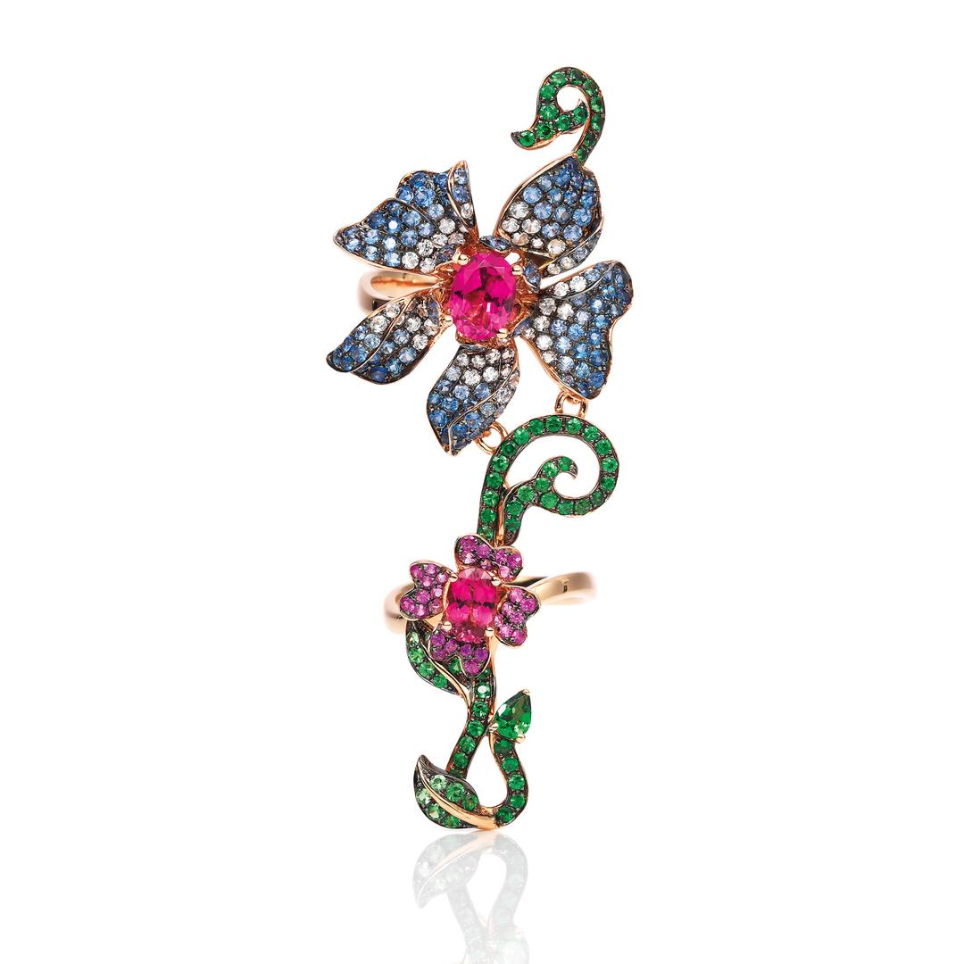 Blue flower ring | Wendy Yue | The Jewellery Editor