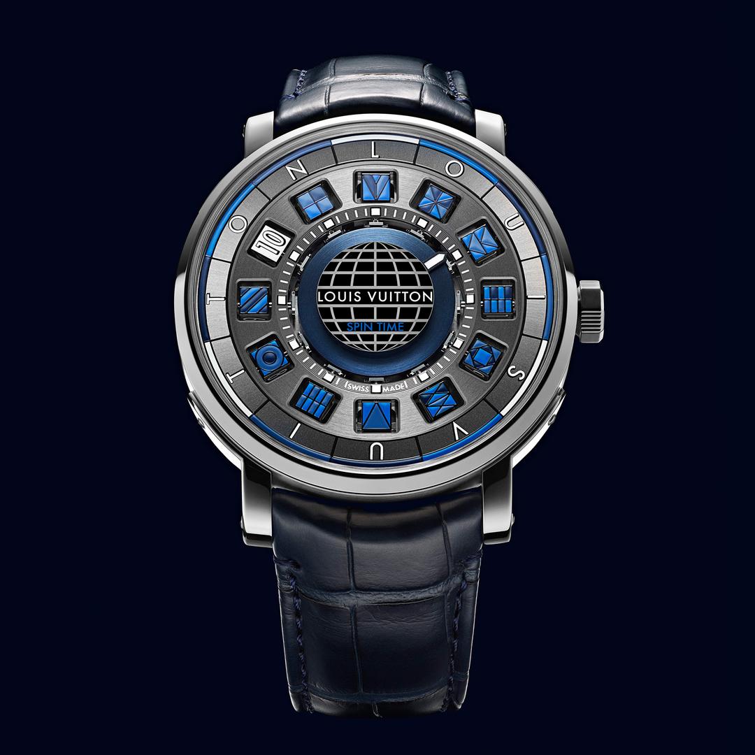 Escale Spin Time Blue watch | Louis Vuitton | The Jewellery Editor
