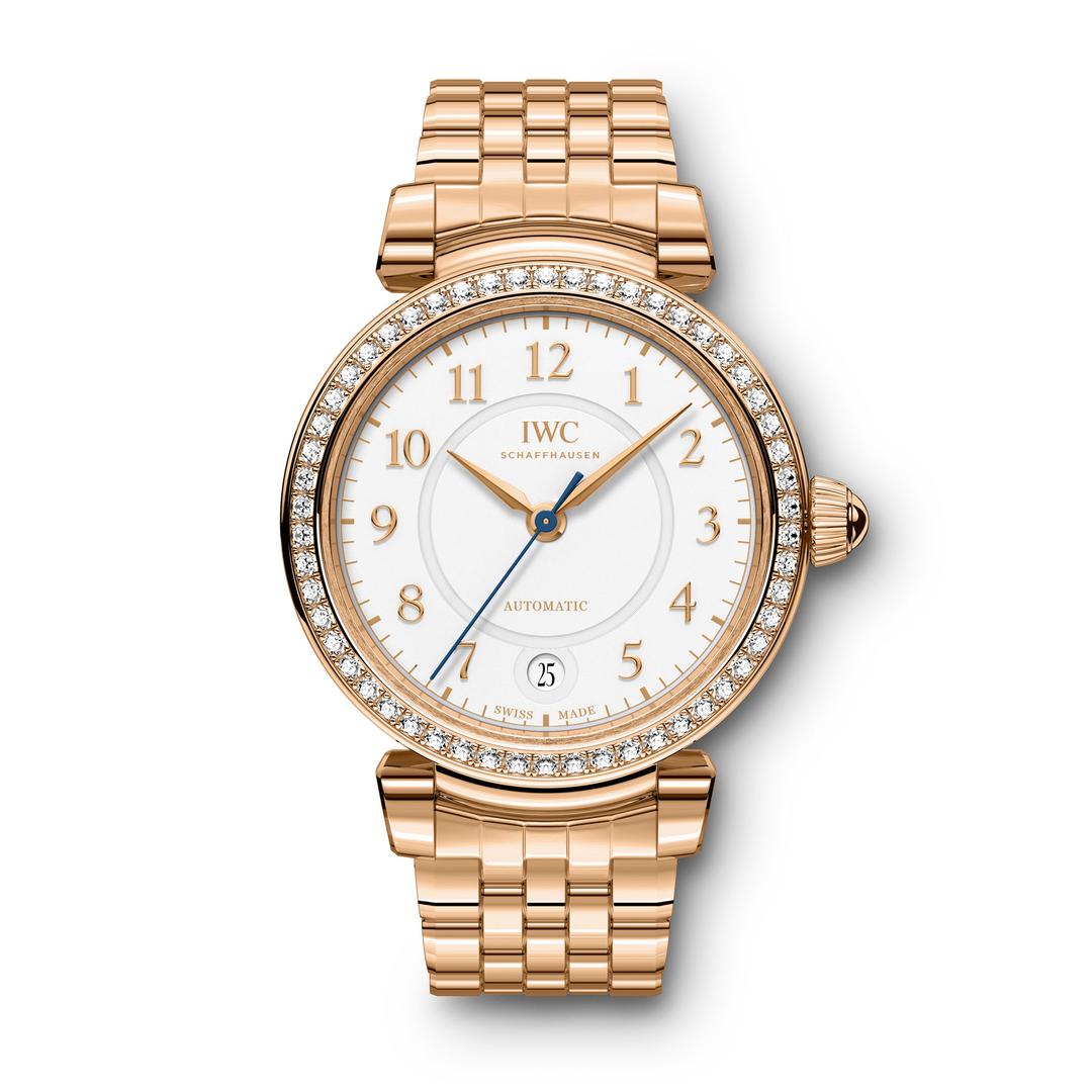 IWC Da Vinci Automatic 36mm red gold and diamond watch for