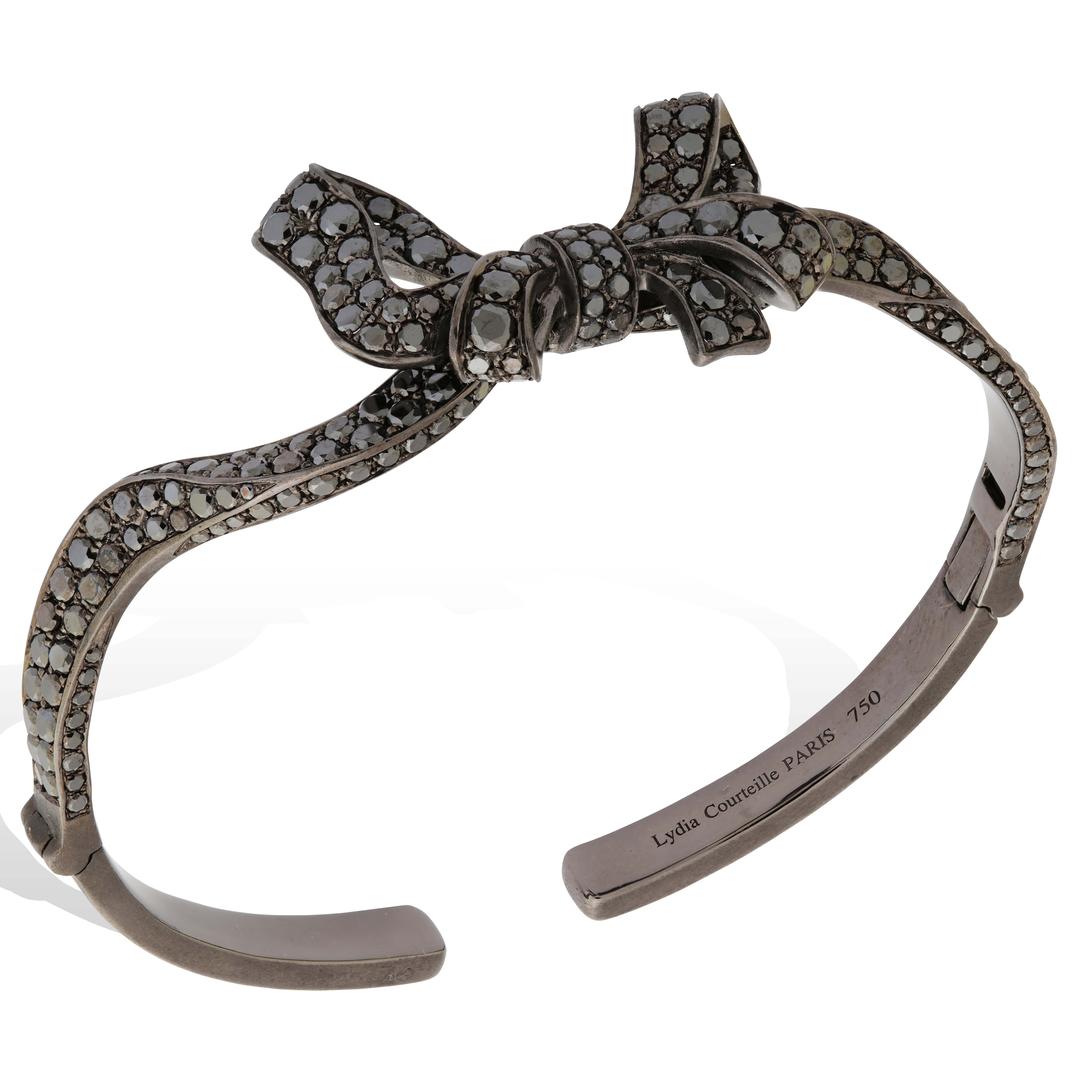 Lydia Courteille La Vie en Rose black diamond bracelet | Lydia ...