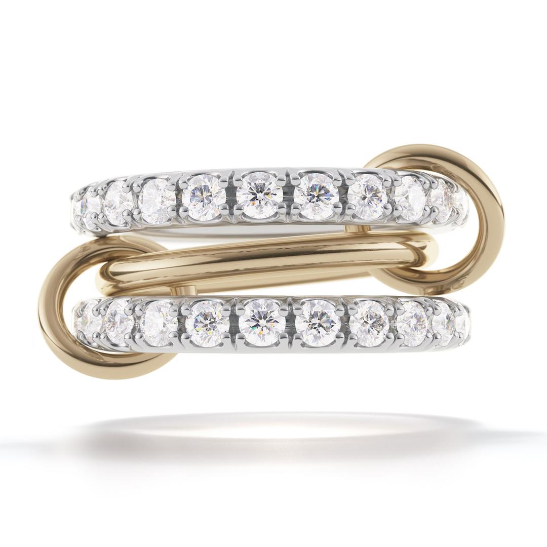 Juno gold and diamond engagement ring | Spinelli Kilcollin | The ...