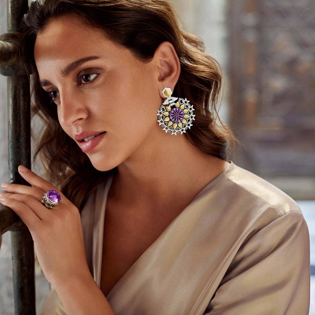 Azza Fahmy Barsbay earrings | Azza Fahmy Jewellery | The Jewellery Editor