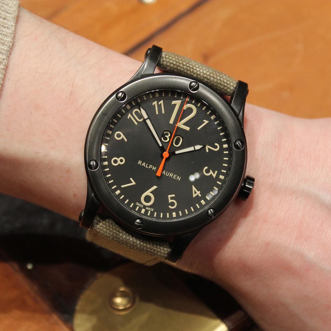 RL67 Safari Grand Date 50mm watch black dial | Ralph Lauren | The ...