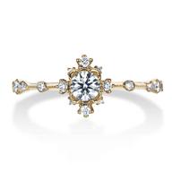 Snowflake Cluster diamond engagement ring | Kataoka | The Jewellery Editor