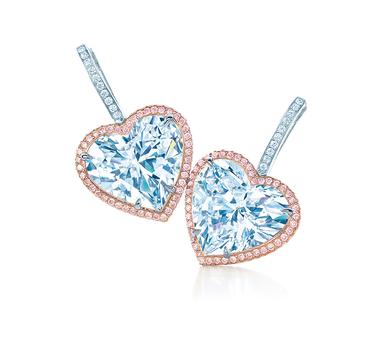Rare pink diamonds are the star in Tiffany & Co's Pink Melee collection ...
