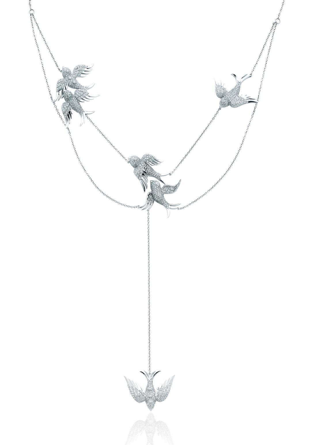 Bejewelled birds in Blue Drift collection take designer Colette to ...