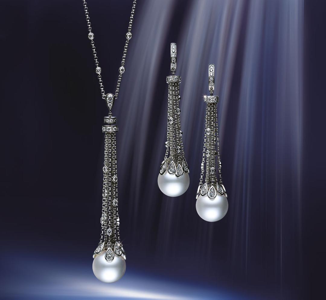 Mikimoto's new Waterfall White South Sea pearl jewellery | The ...