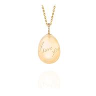 Rococo rose gold lacquered charm egg | Fabergé | The Jewellery Editor