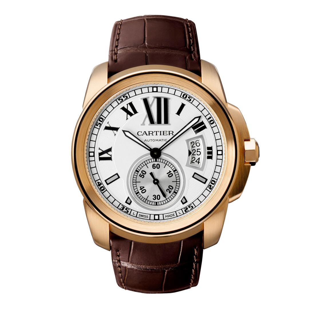 Calibre de Cartier watch 1904 MC in rose gold | Cartier | The Jewellery ...