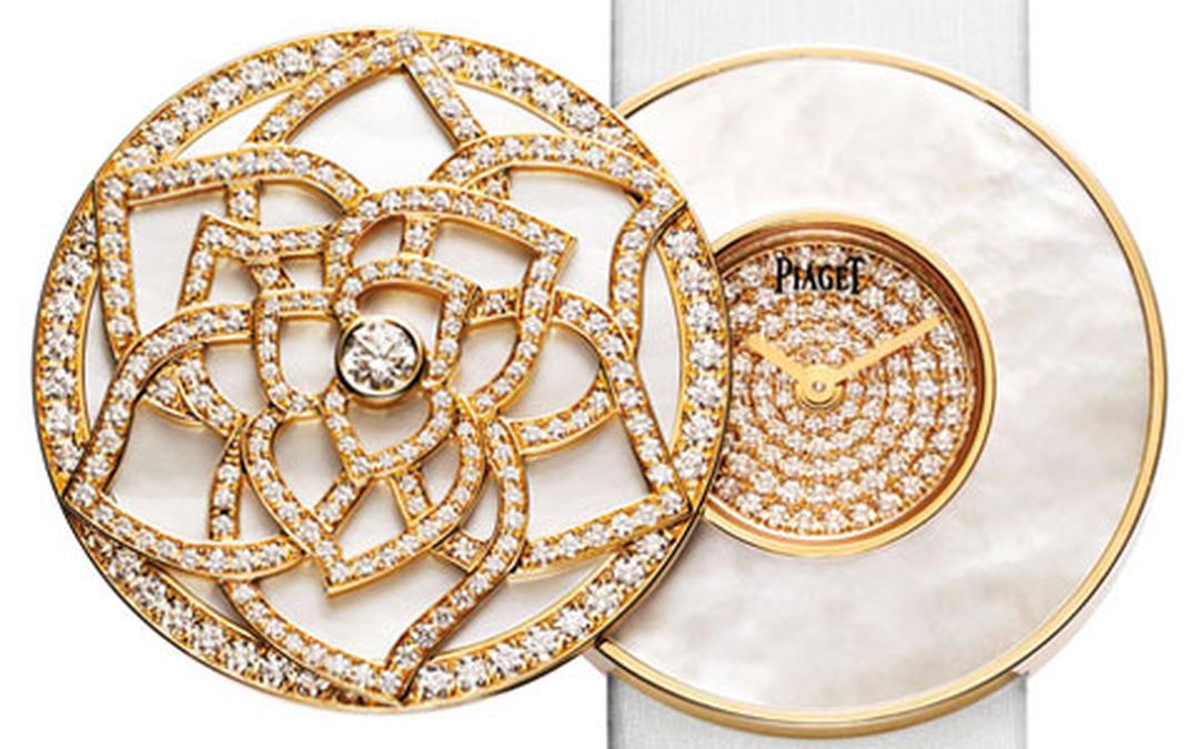 Piaget.-Limelight-Garden-Party-Secret-Watch.-Pink-gold,-whit