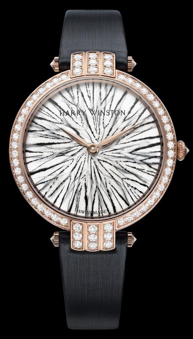 Harry Winston show off their new Premier Feather watches at Baselworld ...