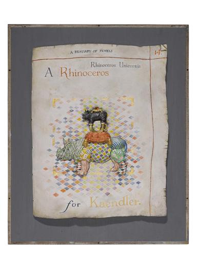 Celebrated British artist-jeweller Kevin Coates exhibits his Bestiary ...