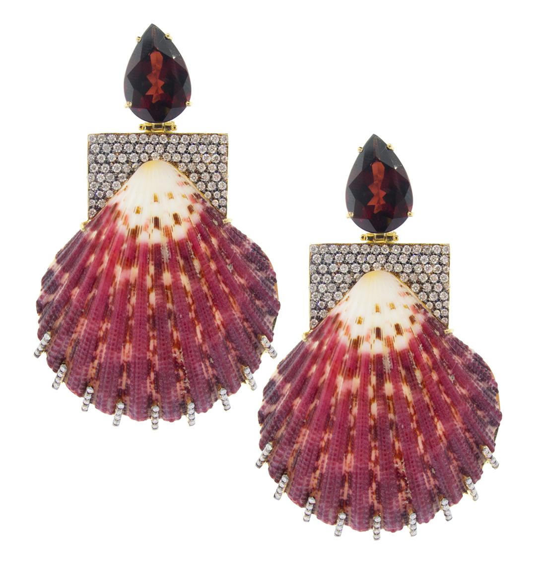 Silvia Furmanovich gold, diamond, grenade and shell