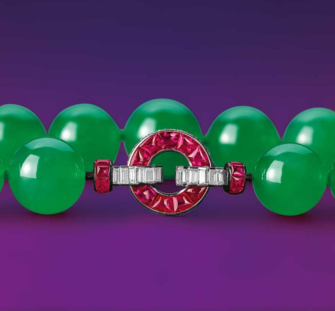 Barbara Hutton jadeite necklace takes pride of place in the esteemed ...