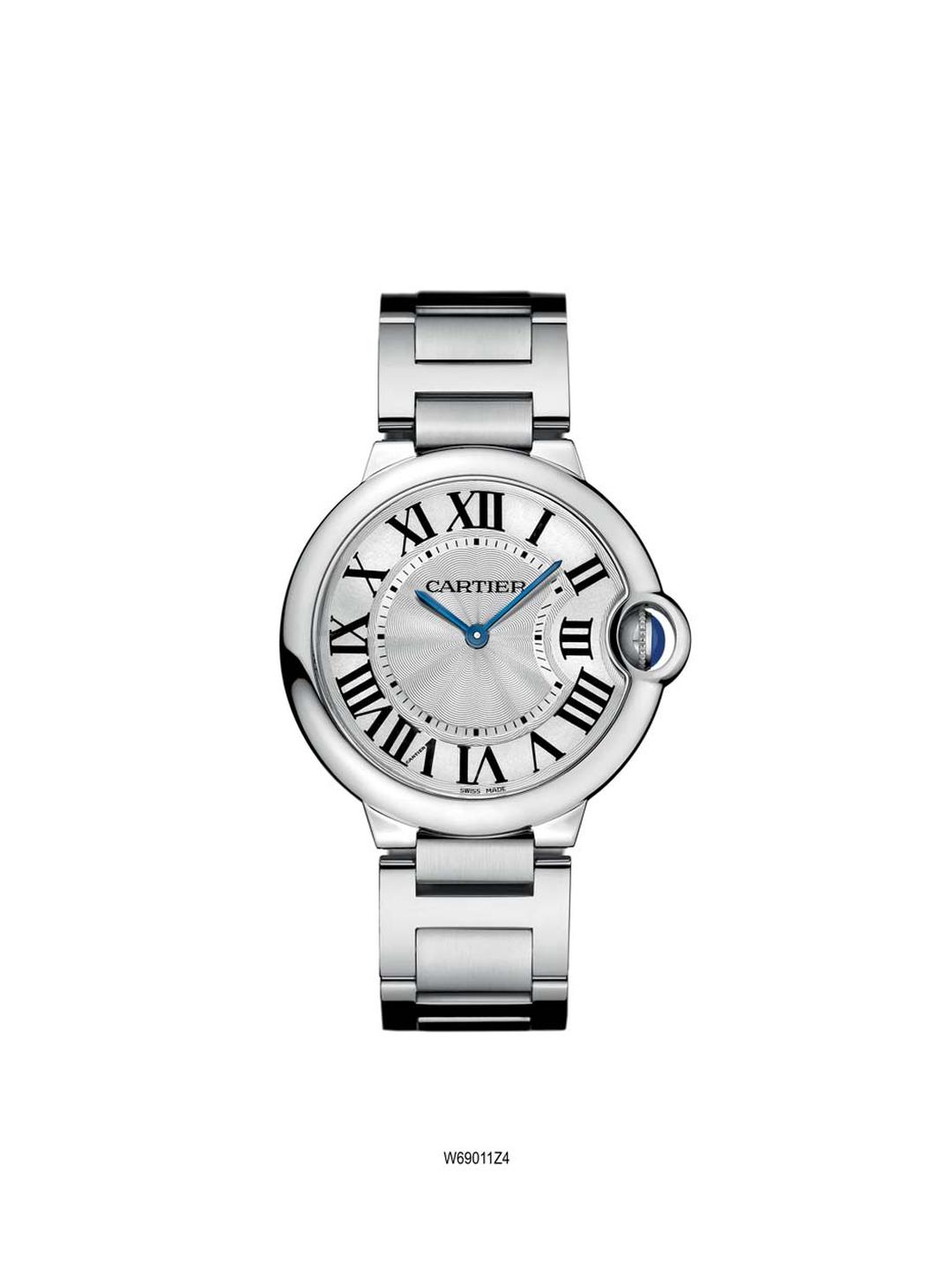 The Ballon Blue de Cartier, released in 2007, in stainless